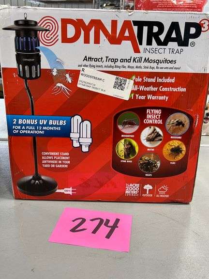 DYNA TRAP INSECT TRAP W/ STAND IN BOX - Earl's Auction Company