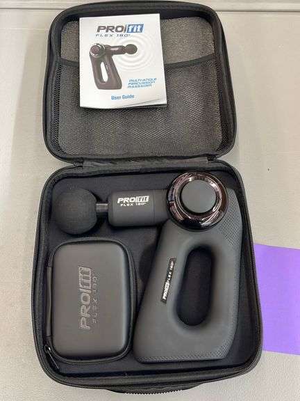 PRO FIT FLEX 180 MULTI ANGLE PERCUSSION MASSAGE GUN - Earl's Auction ...