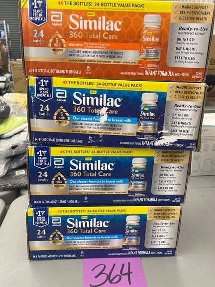 4 BOXES OF SIMILAC READY TO USE FORMULA - Earl's Auction Company
