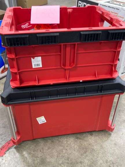 MILWAUKEE PACKOUT 2 DRAWER TOOL BOX & CRATE - Earl's Auction Company