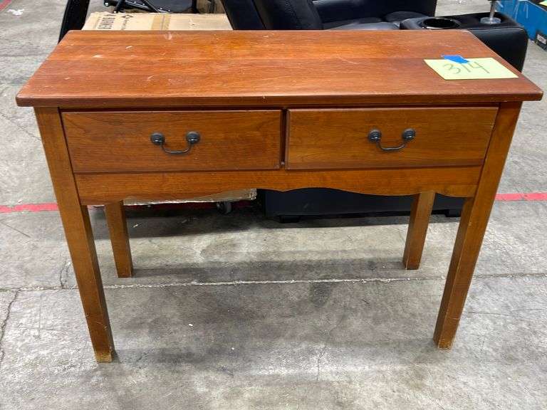 2 DRAWER SMALL CONSOLE TABLE - Earl's Auction Company