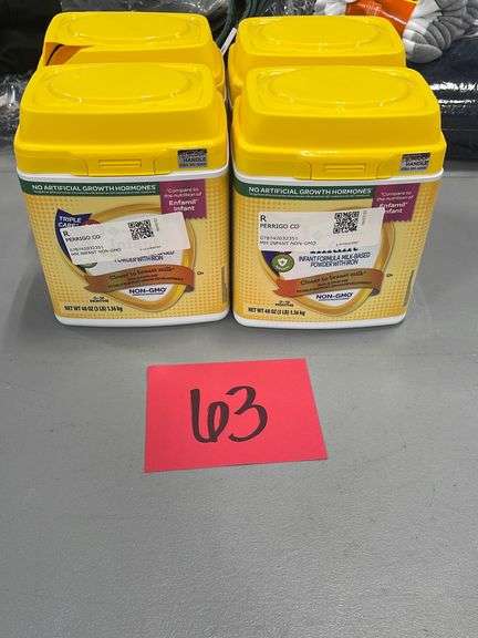 4 CANS OF MEMBERS MARK INFANT FORMULA - Earl's Auction Company