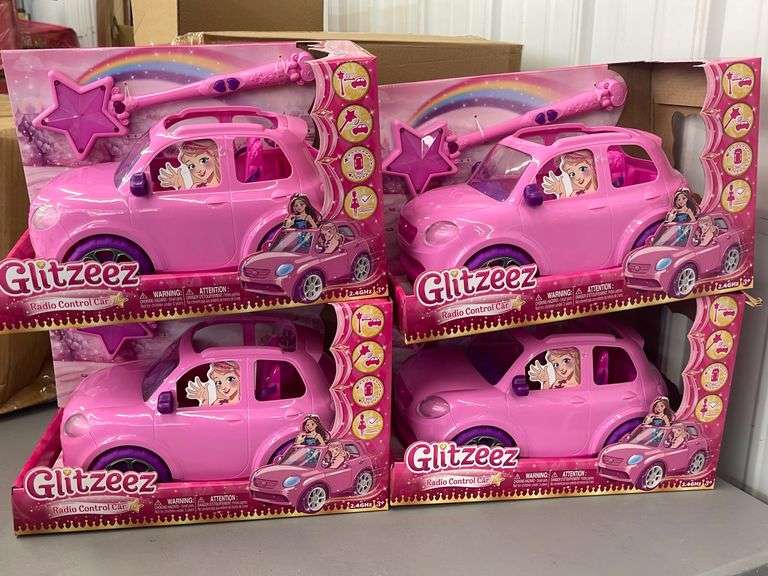 (4) NEW GLITZEEZ RADIO CONTROL CARS - Earl's Auction Company