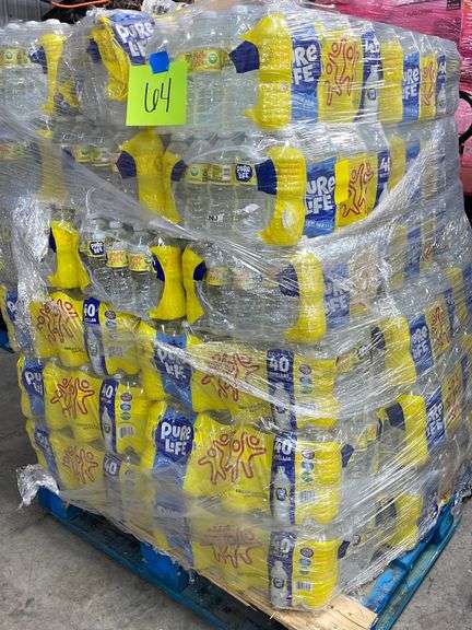 APPROX 40 CASES OF NESTLE PURE LIFE WATER BOTTLES (40 BOTTLES PER CASE ...
