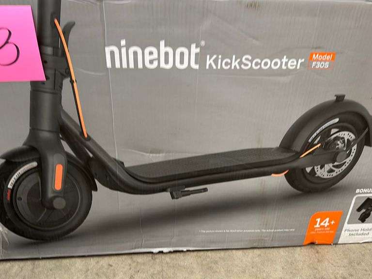 SEGWAY NINEBOT KICK SCOOTER IN BOX MODEL F30S - Earl's Auction Company