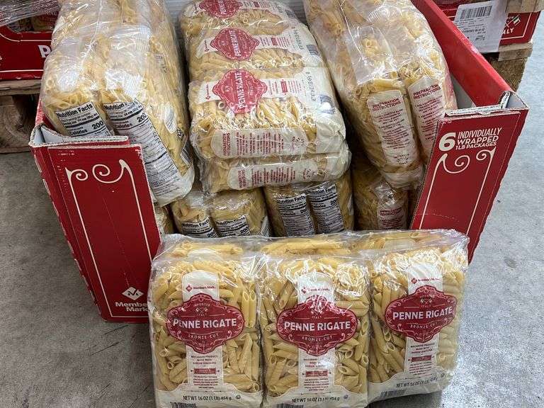 (8) PACKS OF PENNE RIGATE PASTA (6 BAGS PER PACK) - Earl's Auction Company