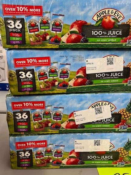 (7) PACKS OF ASSORTED JUICE BOXES/POUCHES - Earl's Auction Company