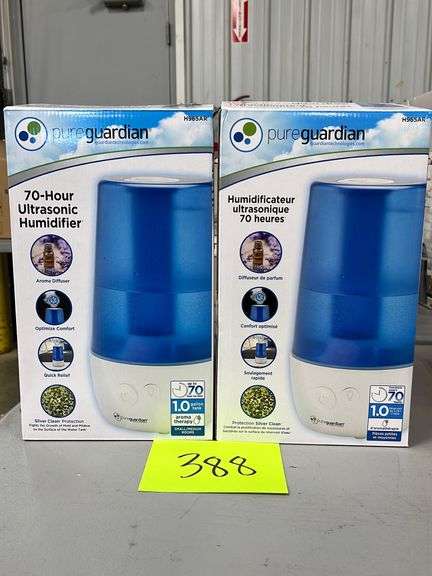 (2) PURE GUARDIAN HUMIDIFIERS IN BOXES - Earl's Auction Company