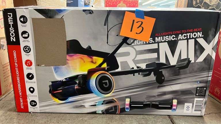 JETSON JETKART & HOVERBOARD COMBO IN BOX - Earl's Auction Company