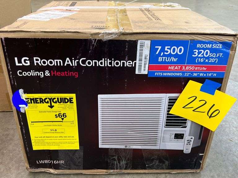 LG ROOM AIR CONDITIONER IN BOX - Earl's Auction Company