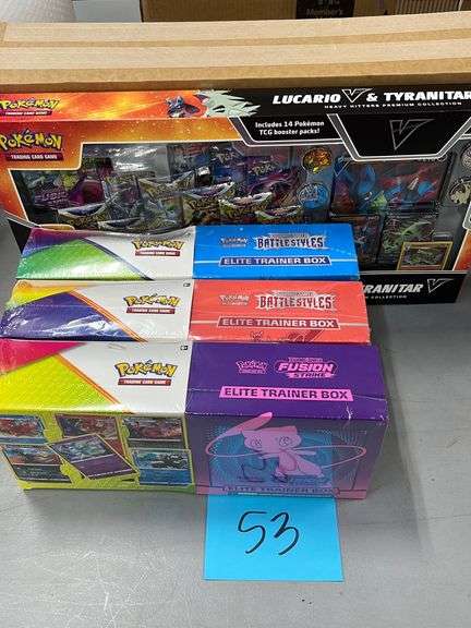 (6) NEW POKEMON TRADING CARD SETS - Earl's Auction Company