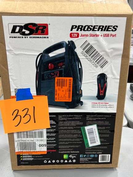 DSR PRO SERIES 12V JUMP STARTER IN BOX - Earl's Auction Company