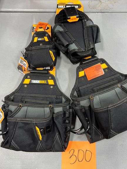 (4) TOUGH BUILT TOOL BELT ORGANIZERS - Earl's Auction Company