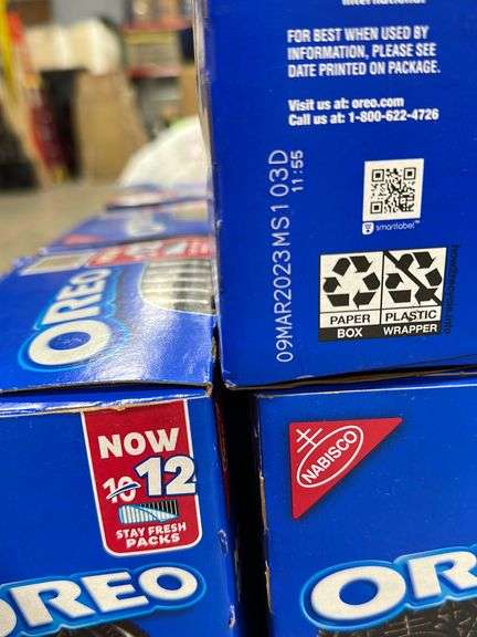 (11) BOXES OF OREO PACKS (12 PACKS PER BOX) - Earl's Auction Company