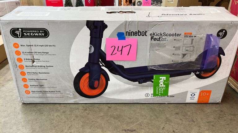 SEGWAY NINEBOT eKICK SCOOTER IN BOX - Earl's Auction Company