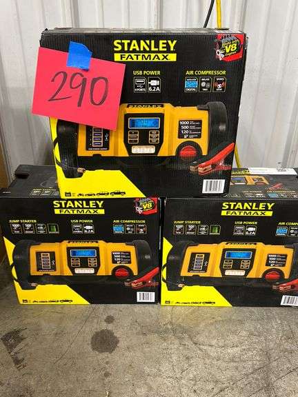 (3) STANLEY FAT MAX POWER STATIONS IN BOXES - Earl's Auction Company