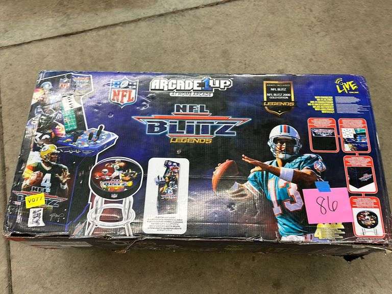 ARCADE 1 UP NFL BLITZ 2000 GOLD EDITION ARCADE GAME IN BOX - Earl's ...
