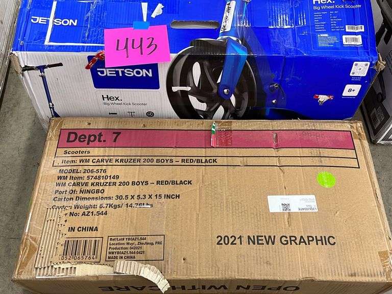 (2) KIDS KICK SCOOTERS IN BOXES - Earl's Auction Company