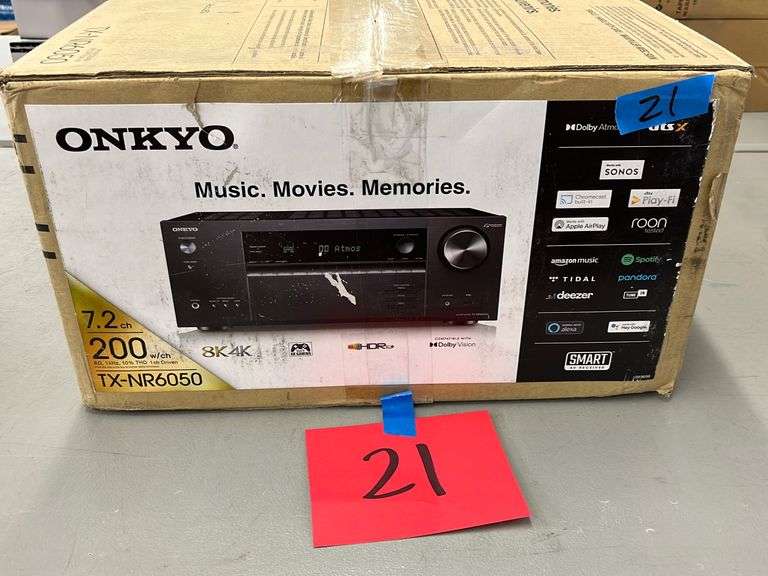 ONKYO 7.2 CHANNEL AV RECIEVER IN BOX - Earl's Auction Company