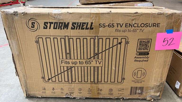 STORM SHELL SS-65 TV ENCLOSURE IN BOX - Earl's Auction Company