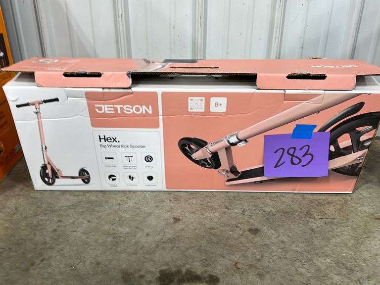 JETSON HEX BIG WHEEL KICK SCOOTER IN BOX - Earl's Auction Company