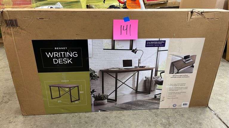 BENNET WRITING DESK IN BOX - Earl's Auction Company
