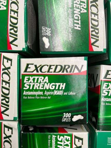 (26) BOTTLES OF EXCEDRIN EXTRA STRENGTH (300 CAPLETS PER BOTTLE) - Earl ...
