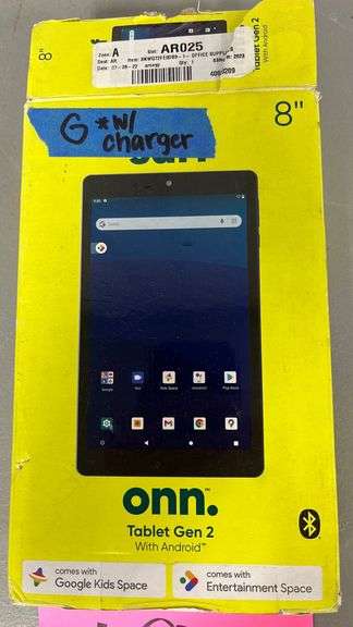 AS IS - ONN TABLET GEN 2 W/ BOX & CHARGER - Earl's Auction Company