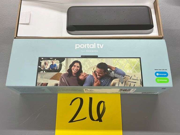 METAL PORTAL TV W/ BOX - Earl's Auction Company