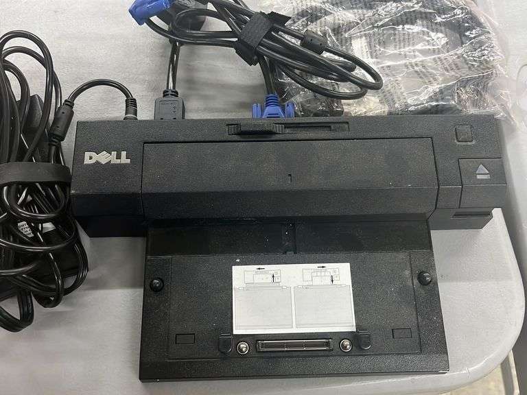 DELL E PORT REPLICATOR DOCKING STATION W/ CORDS - Earl's Auction Company