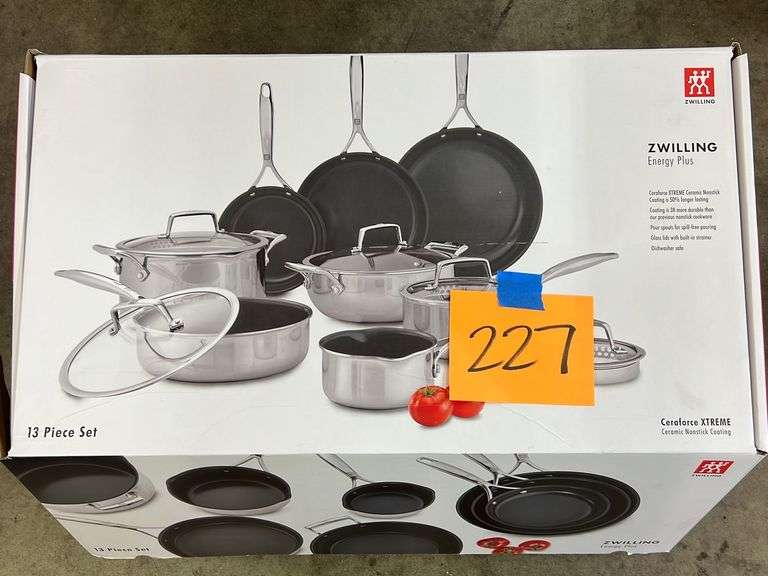 ZWILLING 13PC COOKWARE SET IN BOX - Earl's Auction Company