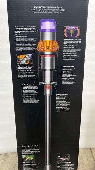 DYSON V15 DETECT CORDLESS VACUUM IN BOX - Earl's Auction Company
