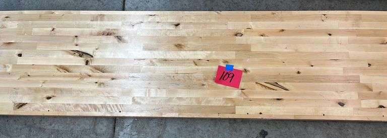 8FT WOOD WORK SURFACE TOP - Earl's Auction Company