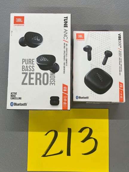 JBL TUNE ANC & VIBE 300 HEADPHONES IN BOXES - Earl's Auction Company