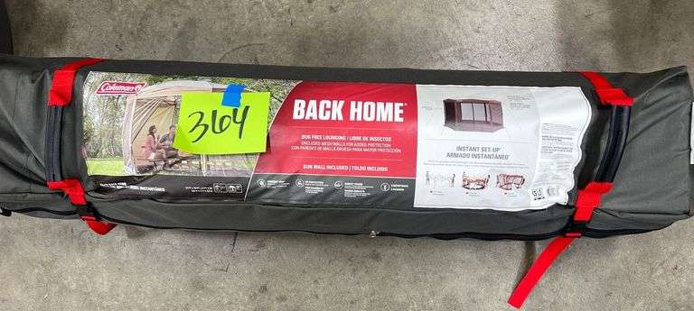 COLEMAN 12x10 BACK HOME INSTANT SCREENHOUSE IN BAG - Earl's Auction Company