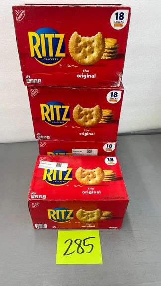 (4) BOXES OF RITZ CRACKERS (18 STACKS PER BOX) - Earl's Auction Company