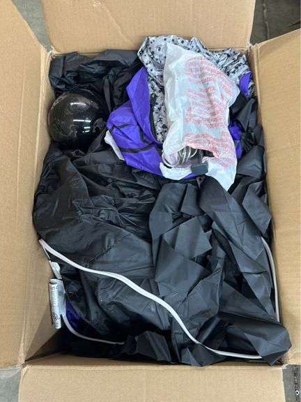 PRE LIT INFLATABLE HAUNTED TUNNEL & ANIMATED HAUNTED TREE IN BOXES ...