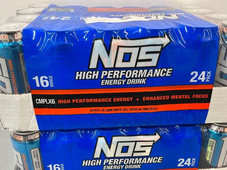 (2) PACKS OF NOS ENERGY DRINKS - Earl's Auction Company