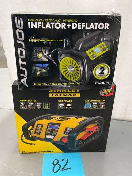 STANLEY FATMAX & AUTOJOE INFLATOR + DEFLATOR IN BOXES - Earl's Auction ...