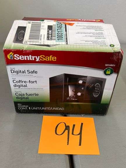 SENTRY SAFE SMALL DIGITAL SAFE IN BOX - Earl's Auction Company