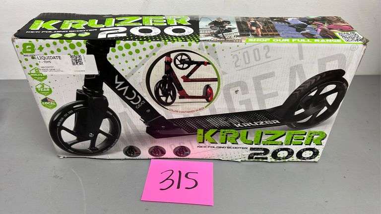 KRUZER 200 KICK FOLDING KIDS SCOOTER IN BOX - Earl's Auction Company
