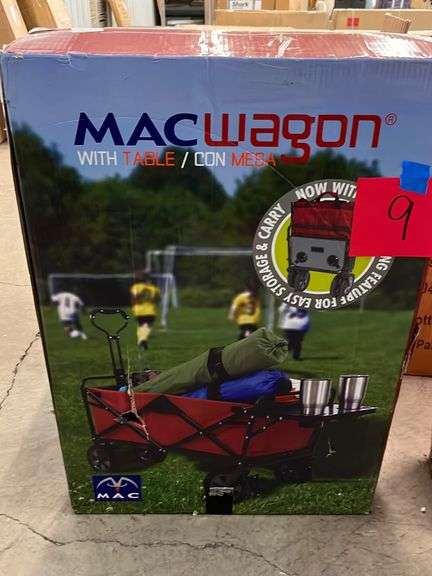 MAC FOLDABLE WAGON IN BOX - Earl's Auction Company