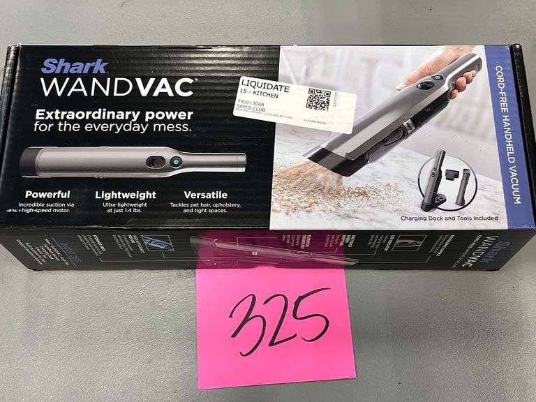 SHARK WAND VACUUM IN BOX - Earl's Auction Company