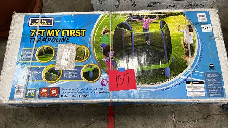 7FT MY FIRST TRAMPOLINE IN BOX - Earl's Auction Company