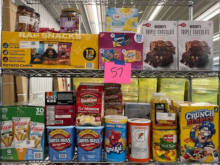 LARGE LOT OF FOOD ITEMS - SEE PHOTOS - Earl's Auction Company