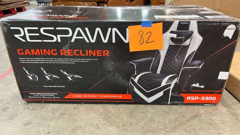 RESPAWN GAMING RECLINER IN BOX - Earl's Auction Company