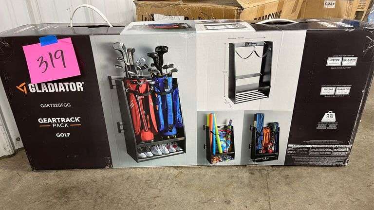 GLADIATOR GOLF RACK IN BOX - Earl's Auction Company