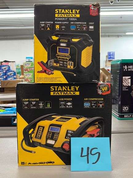 (2) STANLEY FATMAX POWERSTATIONS IN BOXES - Earl's Auction Company