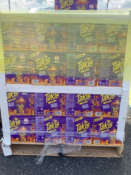 (36) BOXES OF TAKIS CHIPS (46 INDIVIDUAL BAGS PER BOX) - Earl's Auction ...