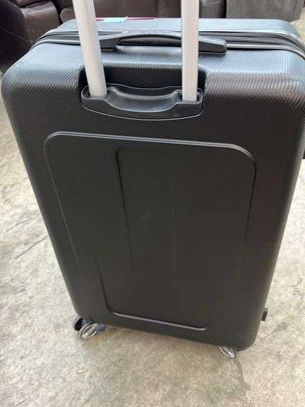 DUKAP HARD SHELL ROLLING LUGGAGE - BLACK - Earl's Auction Company